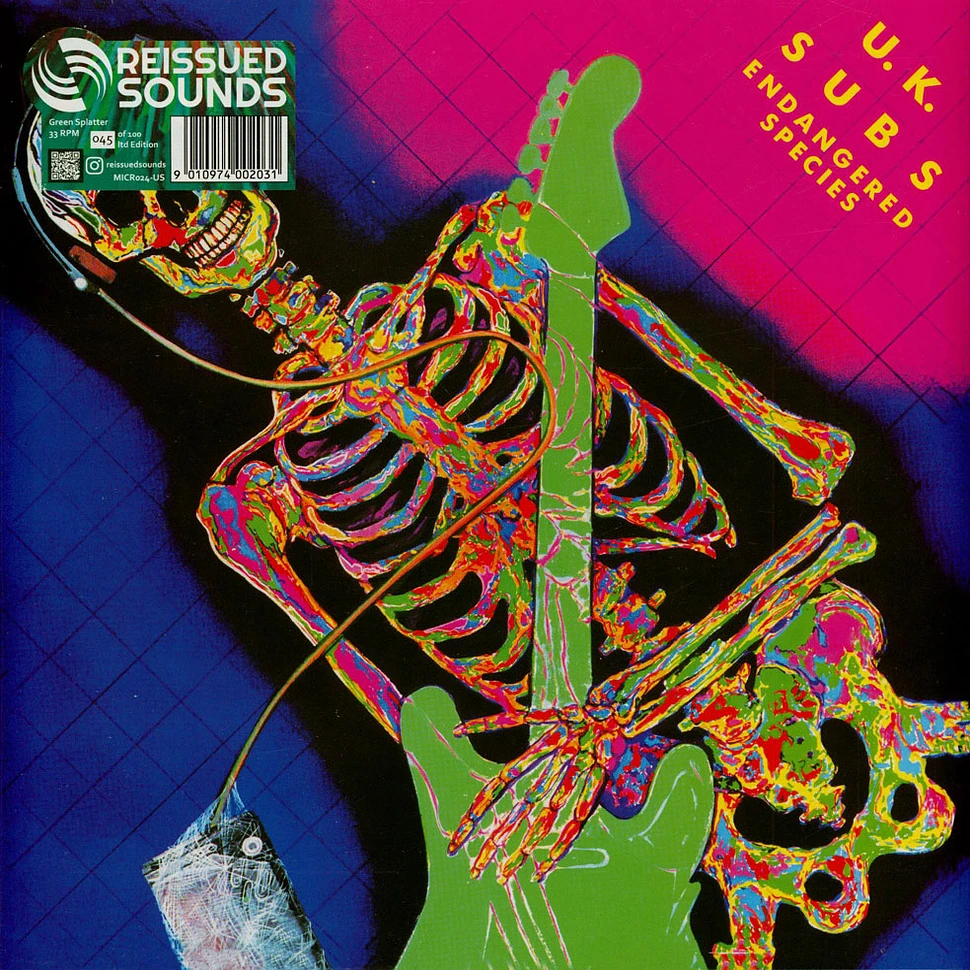 UK Subs - Endangered Species Splatter Vinyl Edition - Vinyl LP - 2024 ...