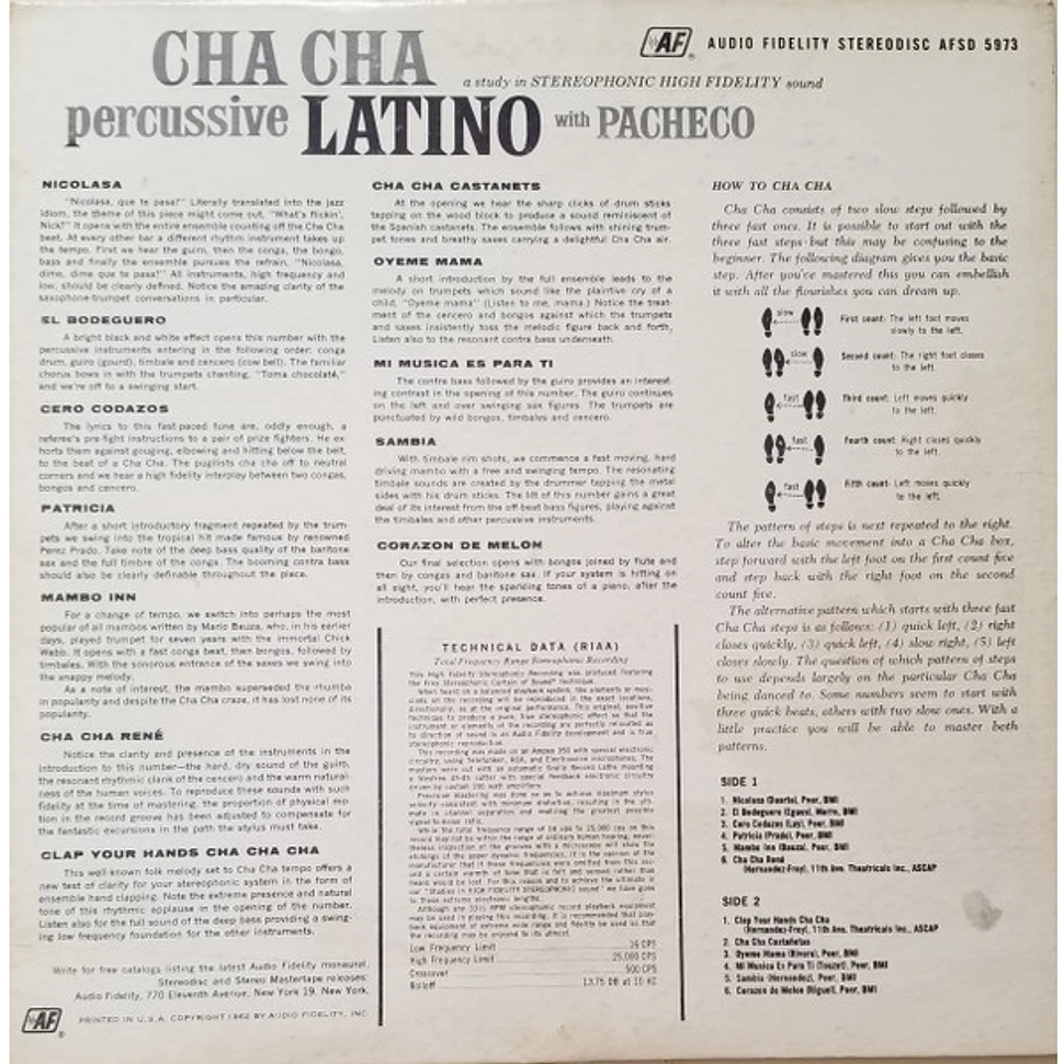 Rene Hernandez Y Su Orquesta With Johnny Pacheco - Percussive Cha Cha Latino With Pacheco ...