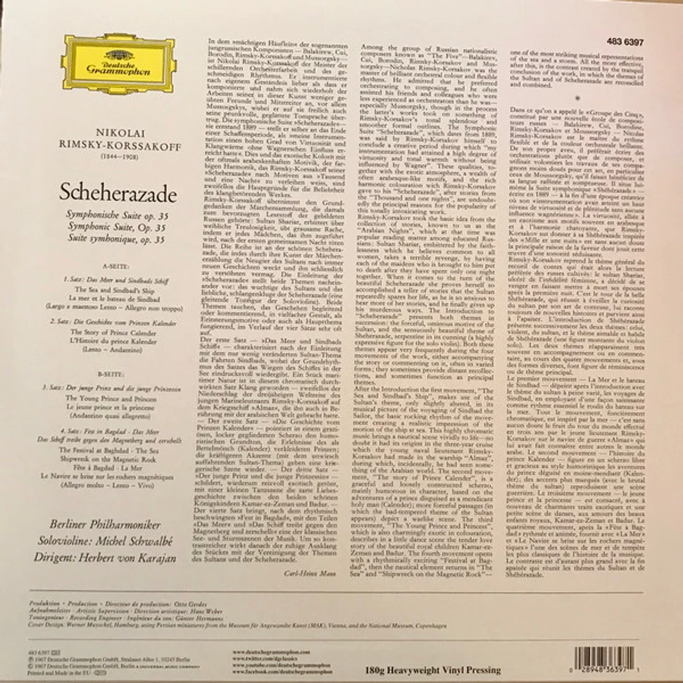 Nikolai Rimsky-Korsakov, Berliner Philharmoniker, Michel Schwalbé ...