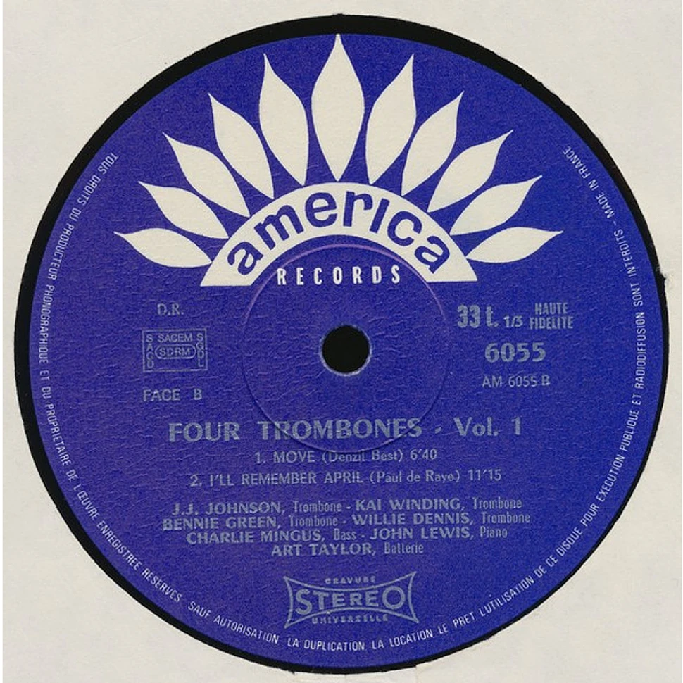 The Four Trombones - J.J. Johnson, Kai Winding, Bennie Green, Willie ...