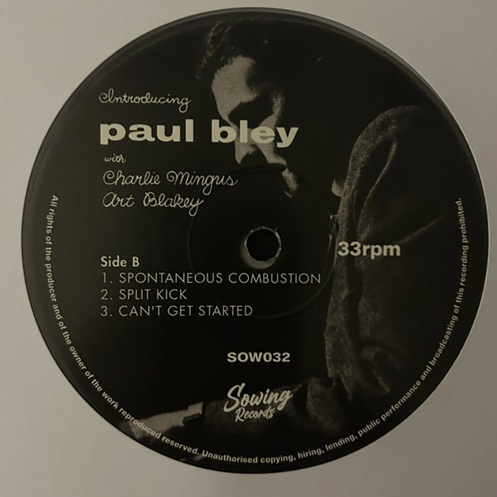 Paul Bley With Charles Mingus, Art Blakey - Introducing Paul Bley ...