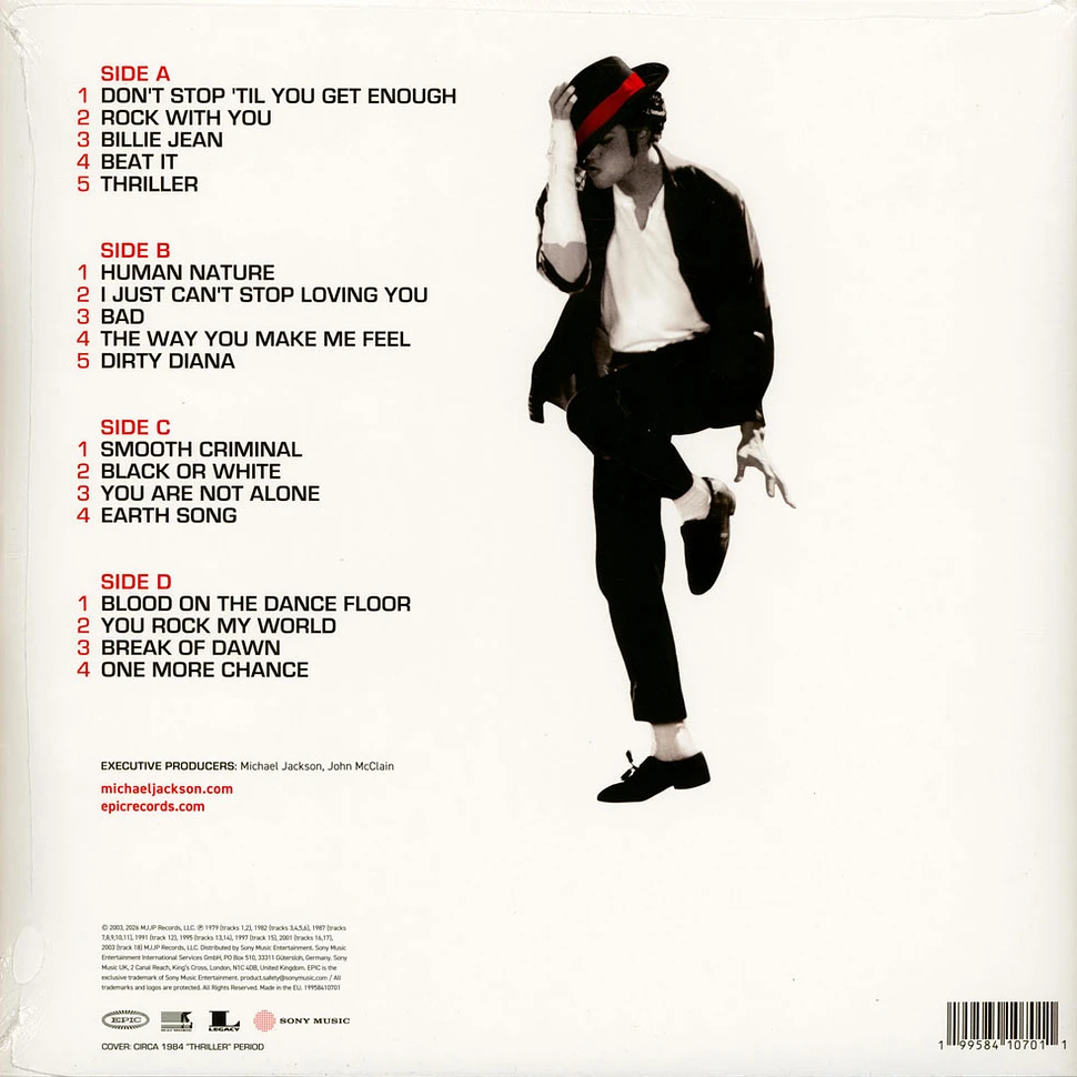 Michael Jackson - Number Ones Limited Red Vinyl Edition - Vinyl 2LP ...