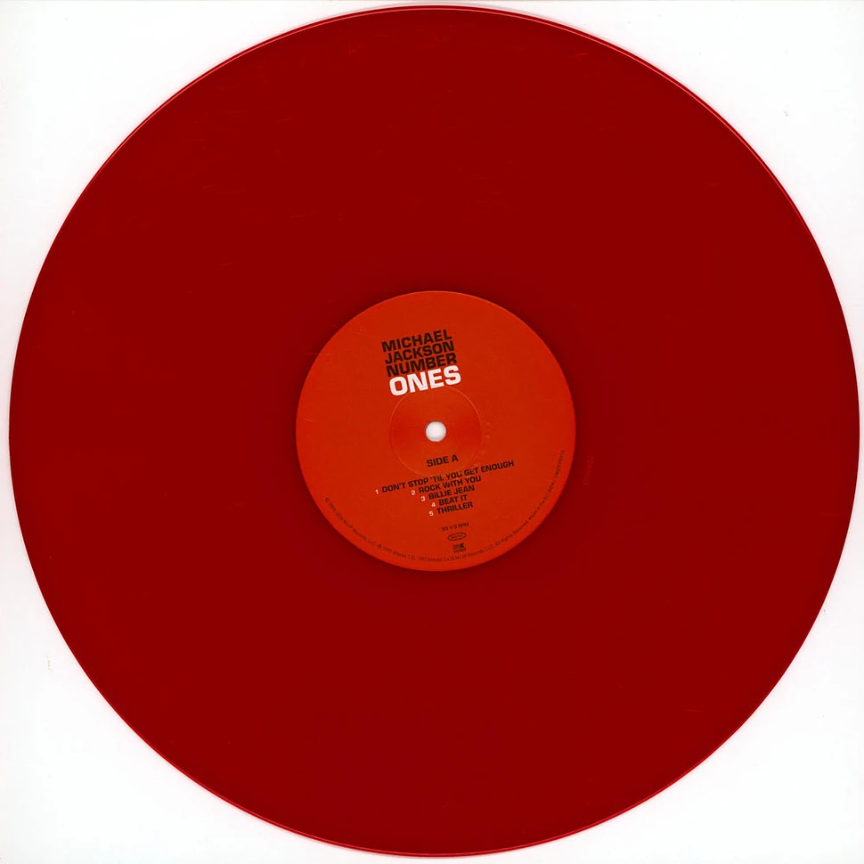 Michael Jackson - Number Ones Limited Red Vinyl Edition - Vinyl 2LP ...