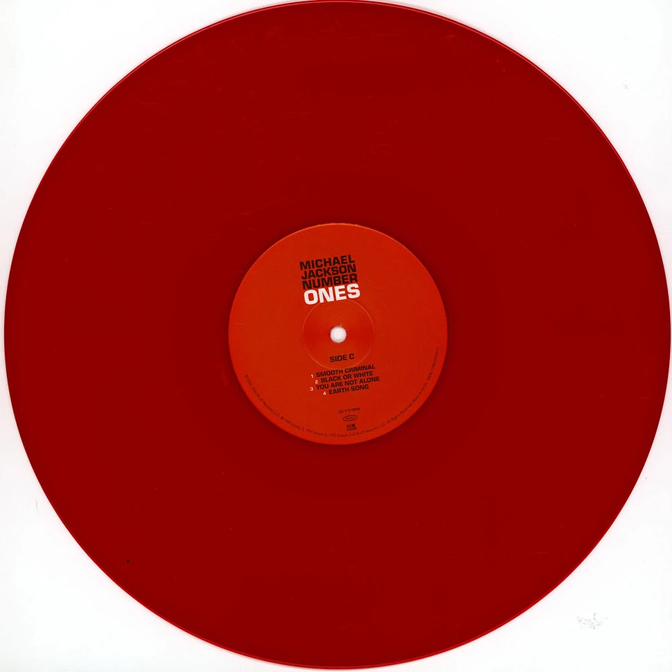 Michael Jackson - Number Ones Limited Red Vinyl Edition - Vinyl 2LP ...