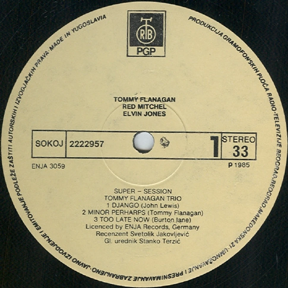 Tommy Flanagan, Red Mitchell, Elvin Jones - Super-Session - Vinyl LP ...