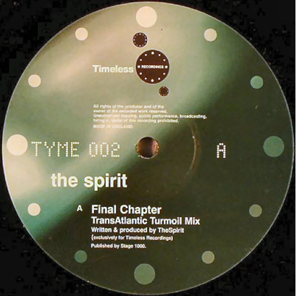 Spirit - Final Chapter (TransAtlantic Turmoil Mix) / Freezing Point ...