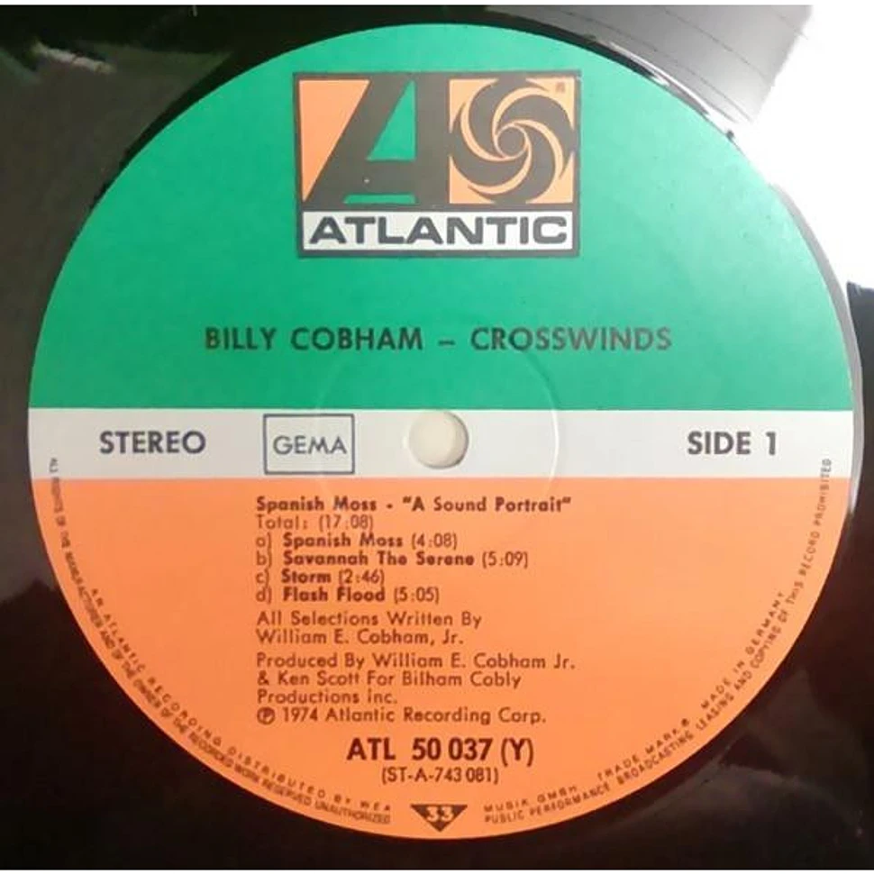 Billy Cobham - Crosswinds - Vinyl LP - 1974 - DE - Original | HHV