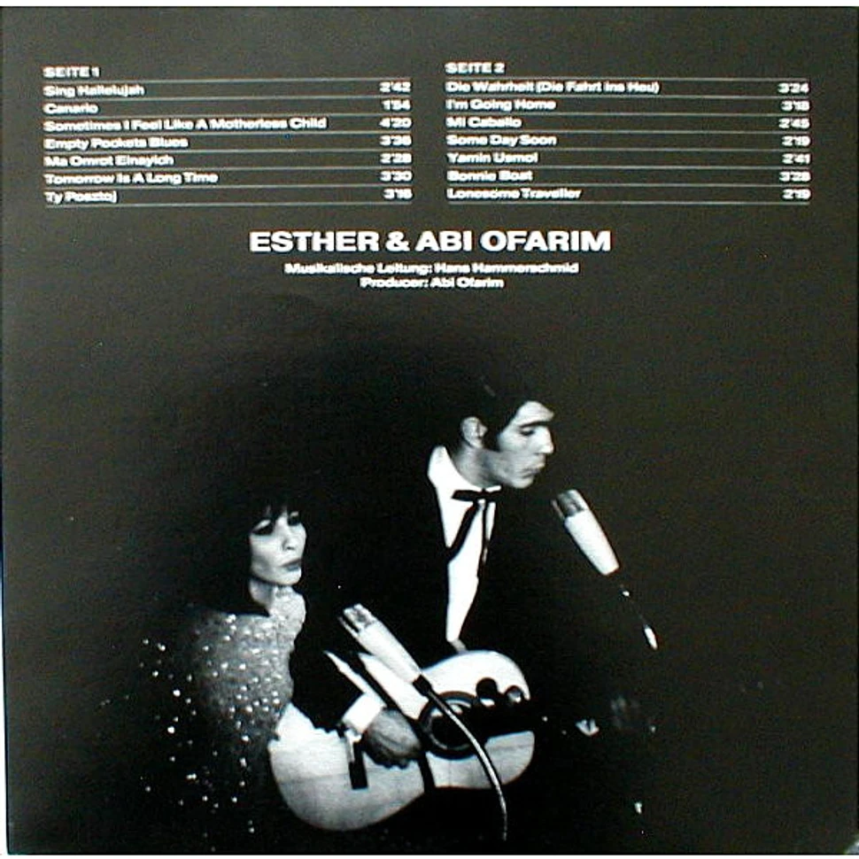Esther & Abi Ofarim - Das Neue Esther & Abi Ofarim Album - Vinyl LP ...