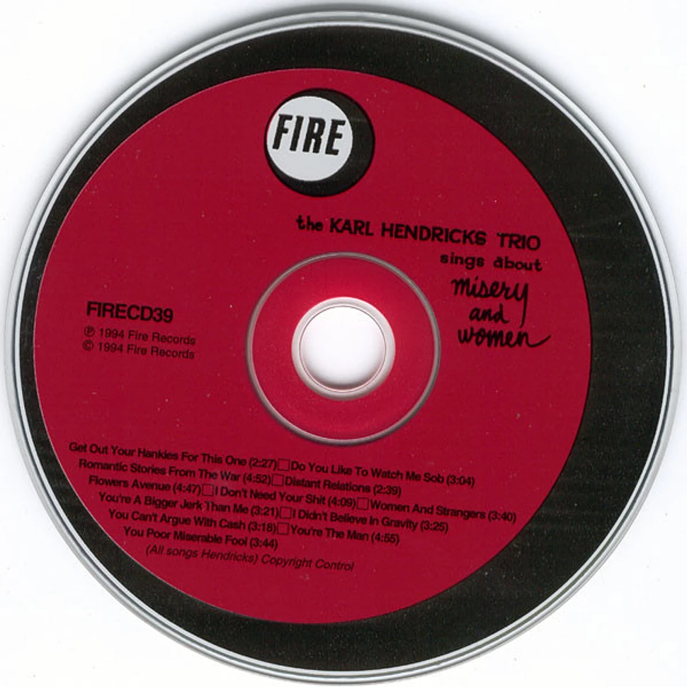 The Karl Hendricks Trio - Misery And Women - CD - 1994 - EU - Original ...