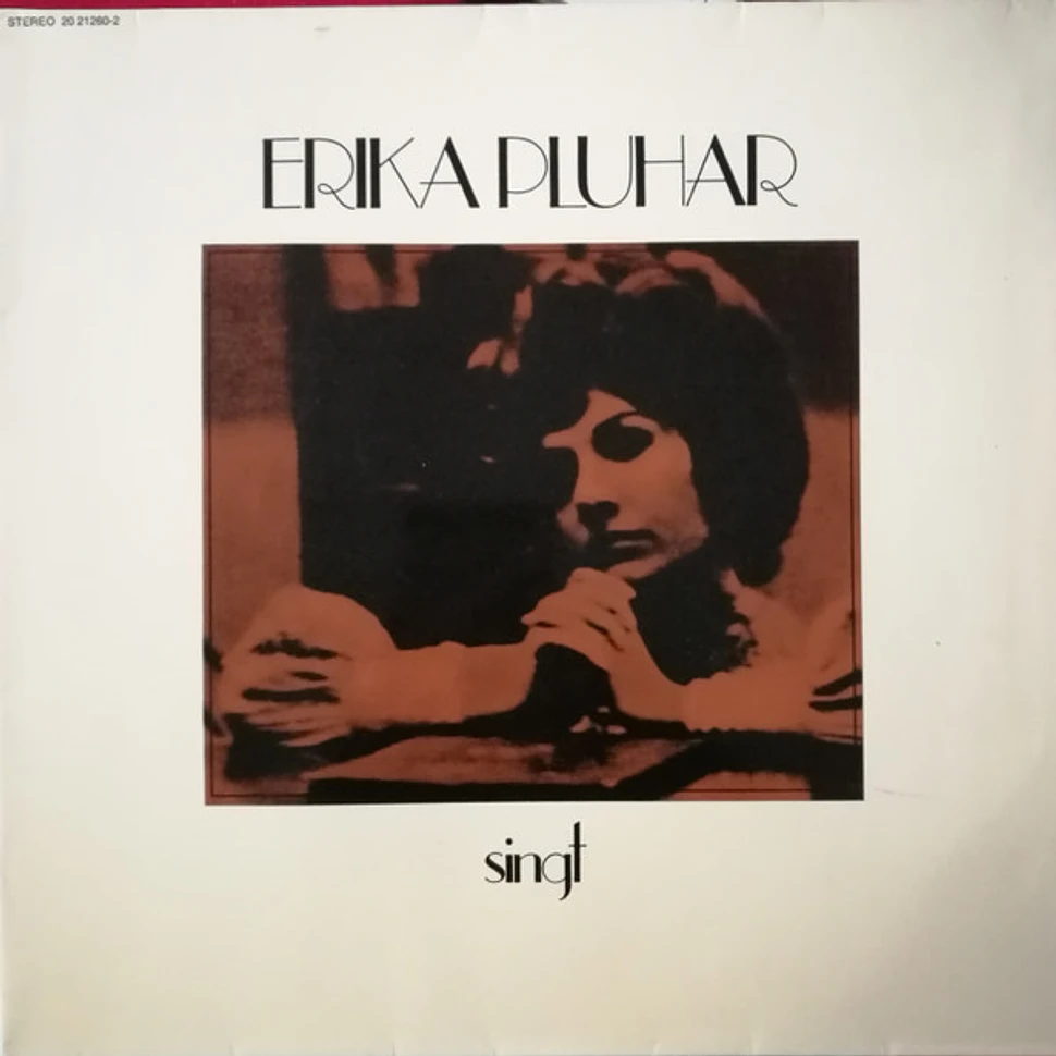 Erika Pluhar - Erika Pluhar Singt - Vinyl LP - 1972 - DE - Original | HHV