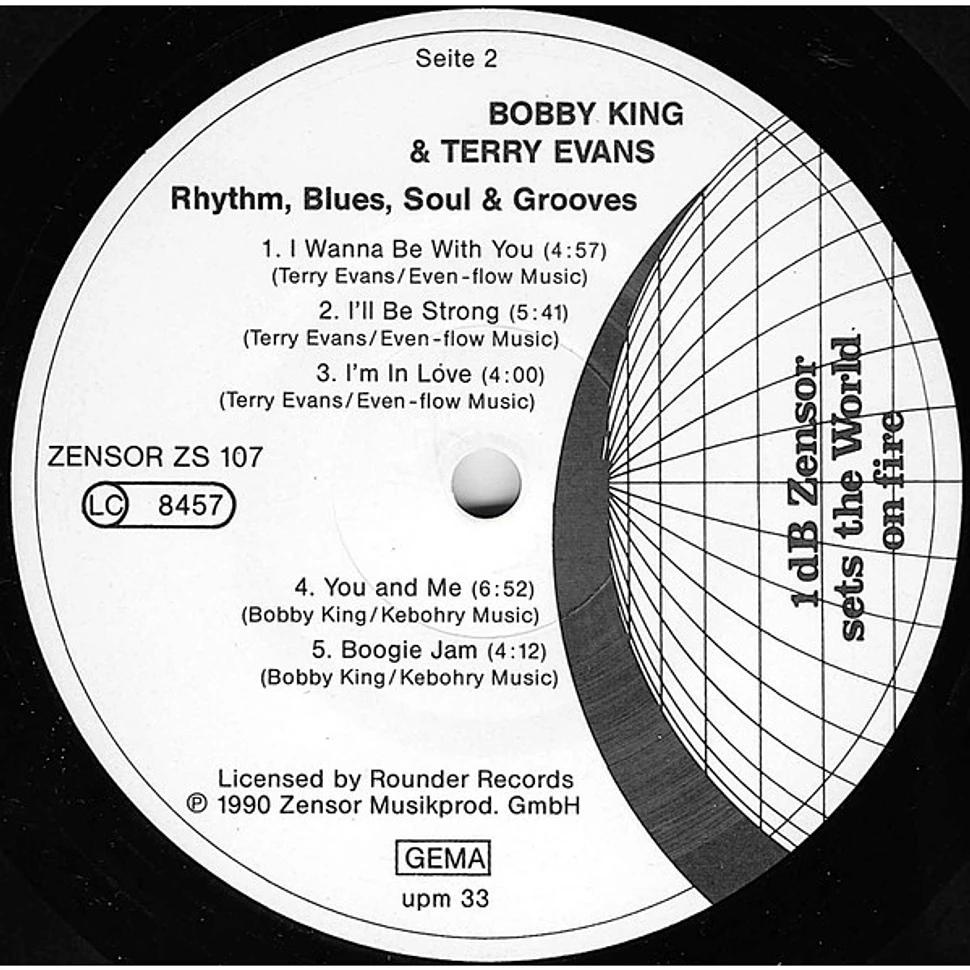 Bobby King & Terry Evans - Rhythm, Blues, Soul & Grooves - Vinyl LP ...