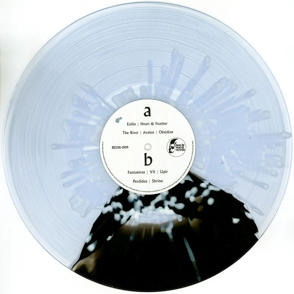 Twin Tribes - Ceremony Clear With Black Orb And White Streaks Vinyl ...