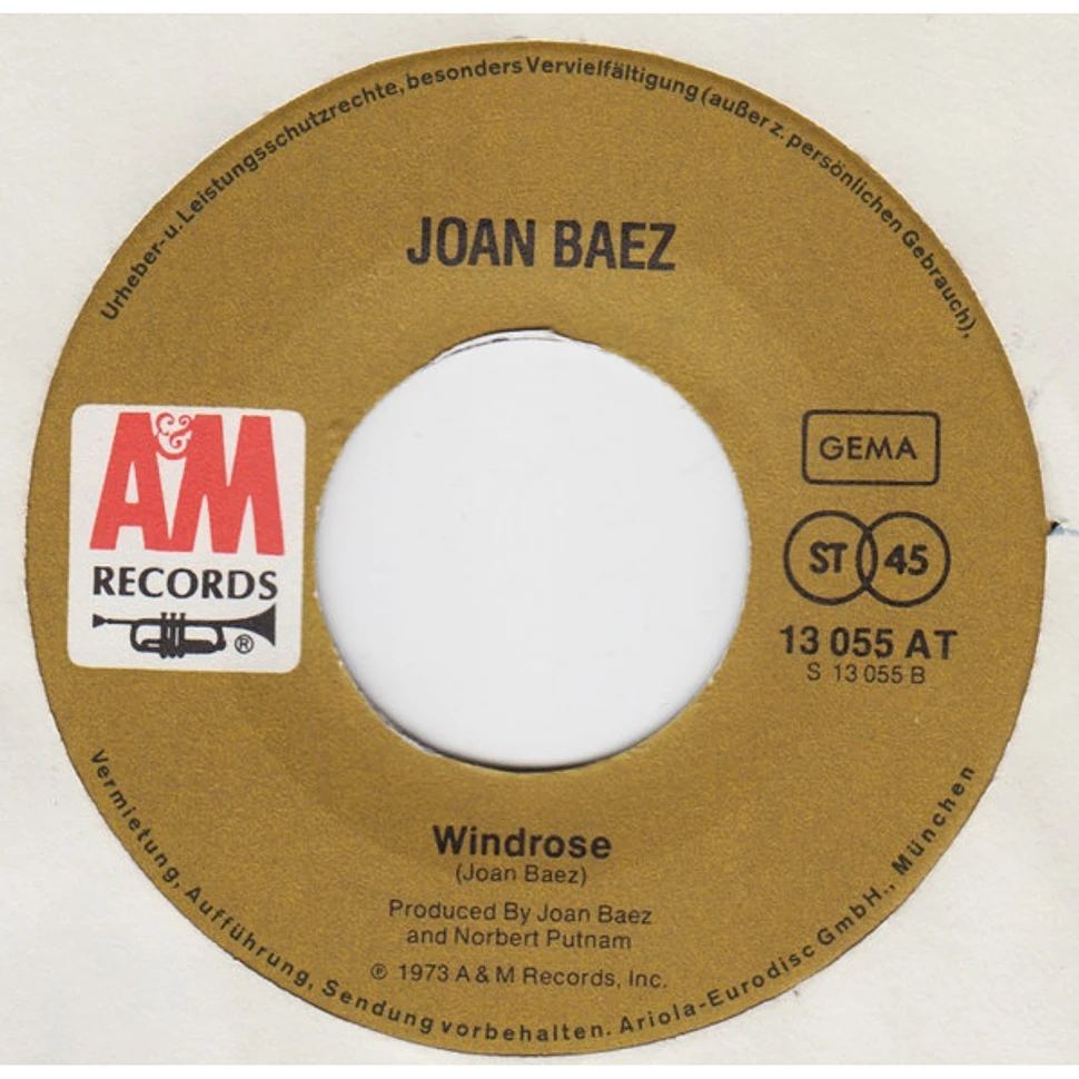 Joan Baez - Less Than The Song - Vinyl 7
