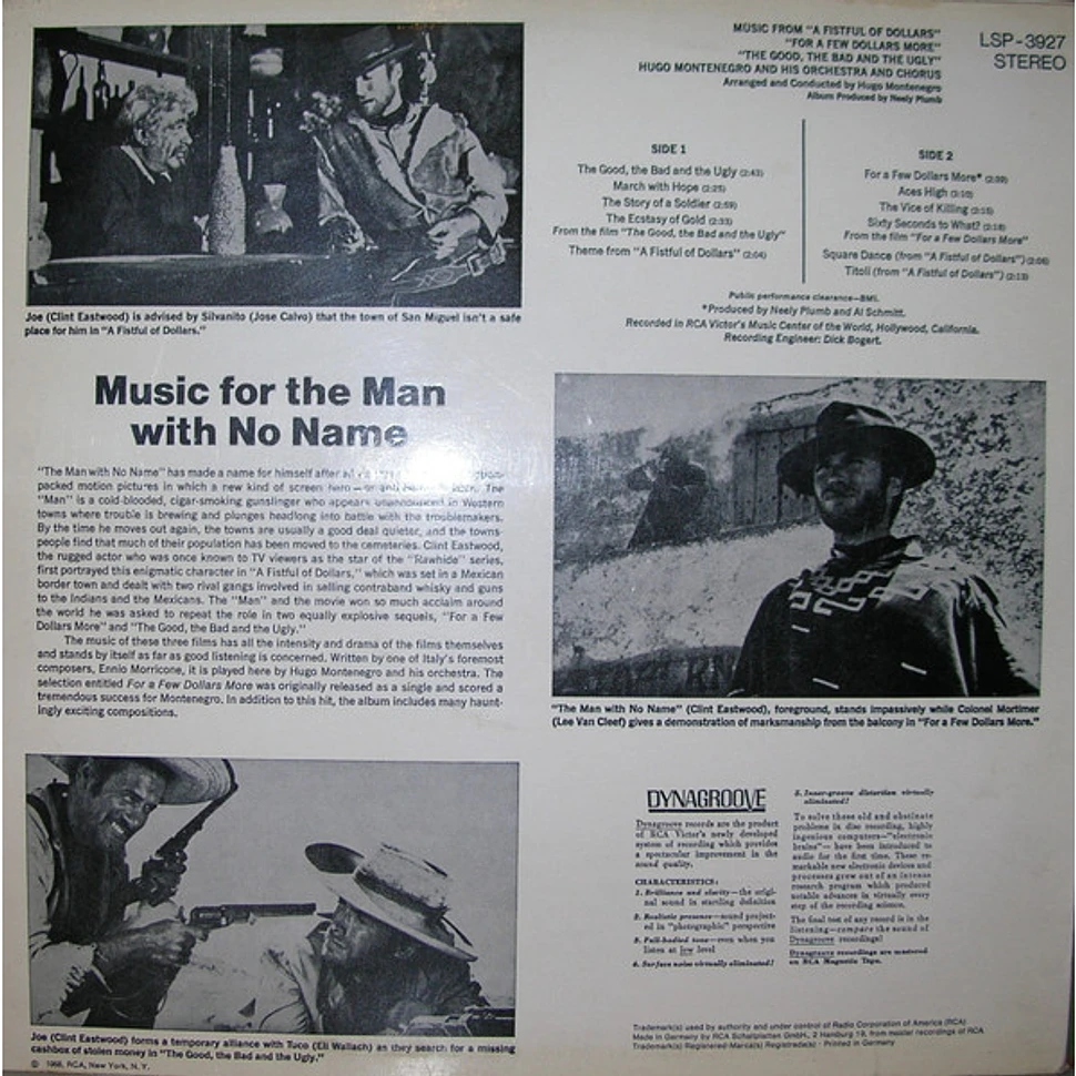 Hugo Montenegro And His Orchestra - Music From 'The Good, The Bad And ...