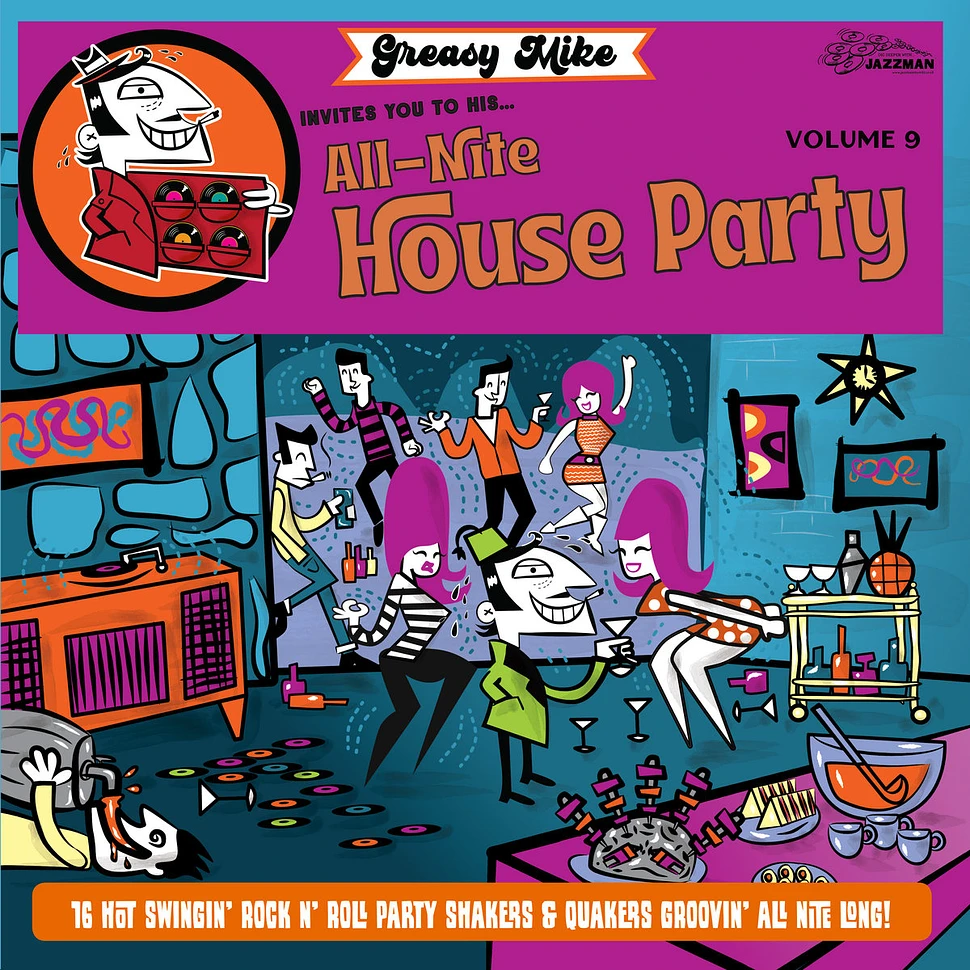 V.A. - Greasy Mike Invites You To His All-Nite House Party - Vinyl LP ...
